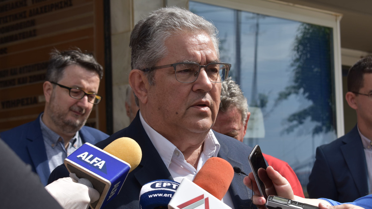 Δ. Κουτσούμπας: Δηλώσεις μετά τη συνάντηση με τον Αντιπεριφερειάρχη του ...