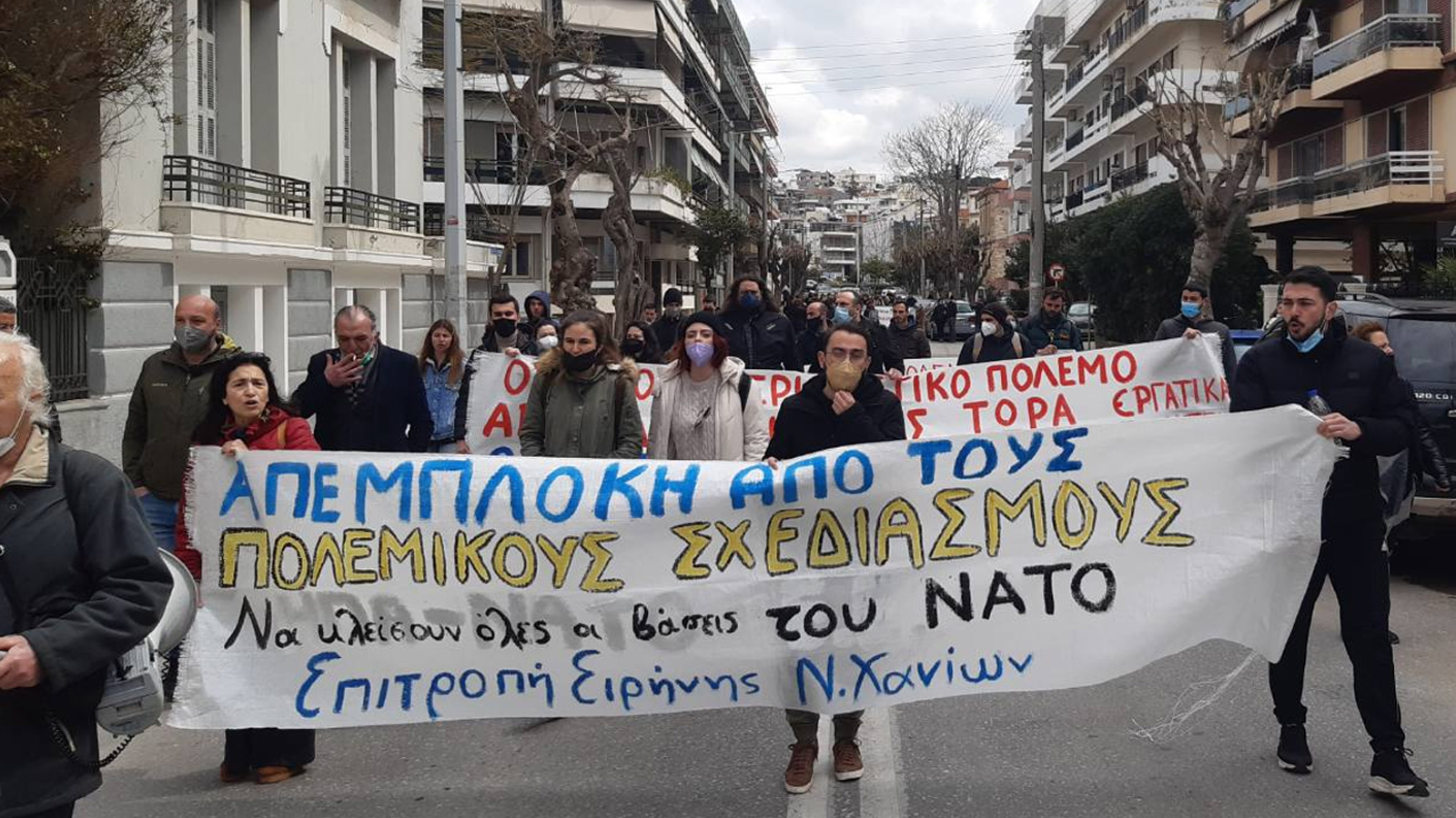 Επιτροπή Ειρήνης Χανίων: Κατάθεση ψηφίσματος στον Ναύσταθμο Κρήτης - ALT.gr
