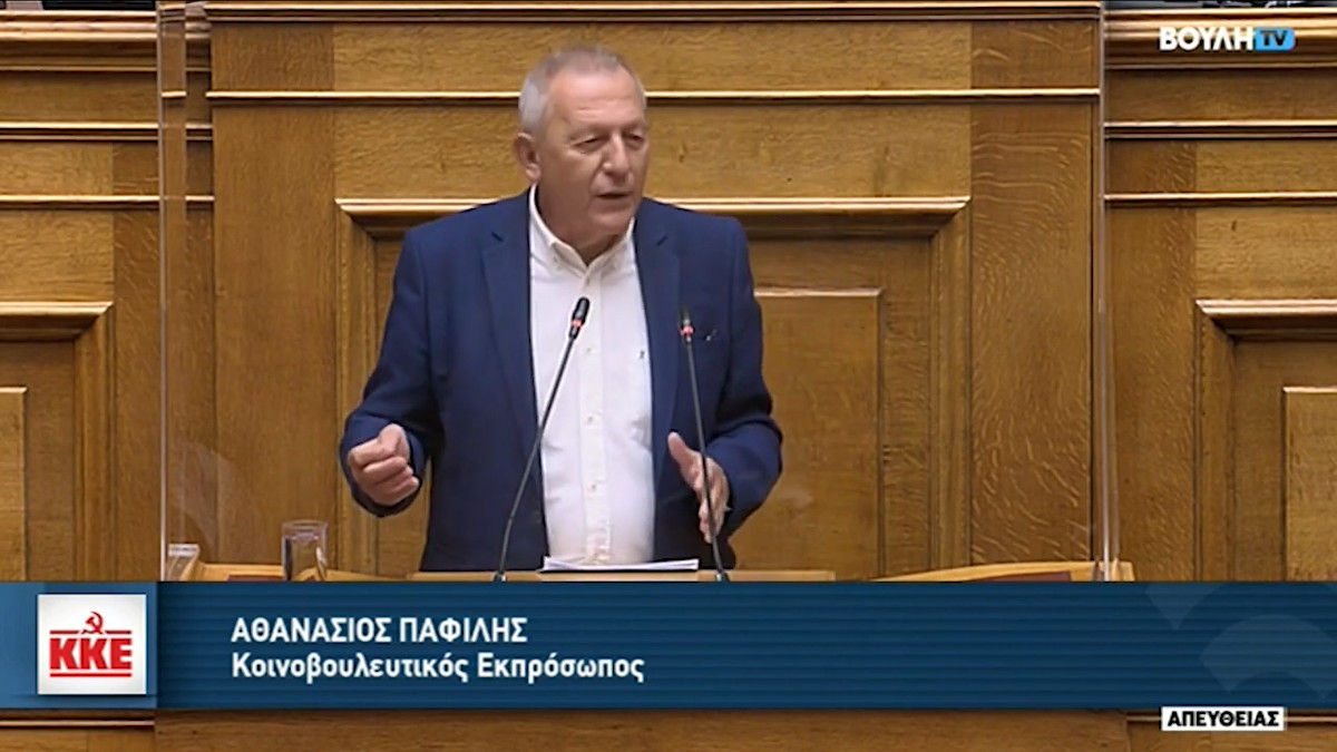 Θ. Παφίλης: Να μην αποδεχθεί ο λαός να μπουν στον «γύψο» τα δικαιώματά ...