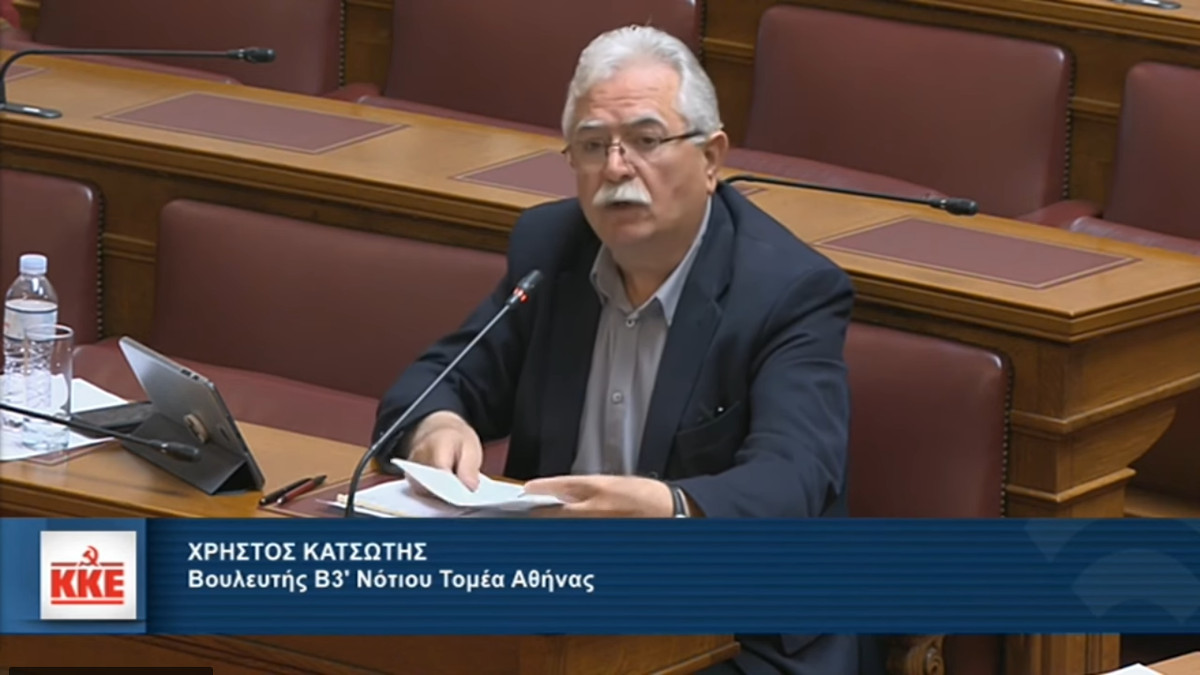 Χρ. Κατσώτης: Οι ευθύνες για το έγκλημα στα Τέμπη βαραίνουν τις ...