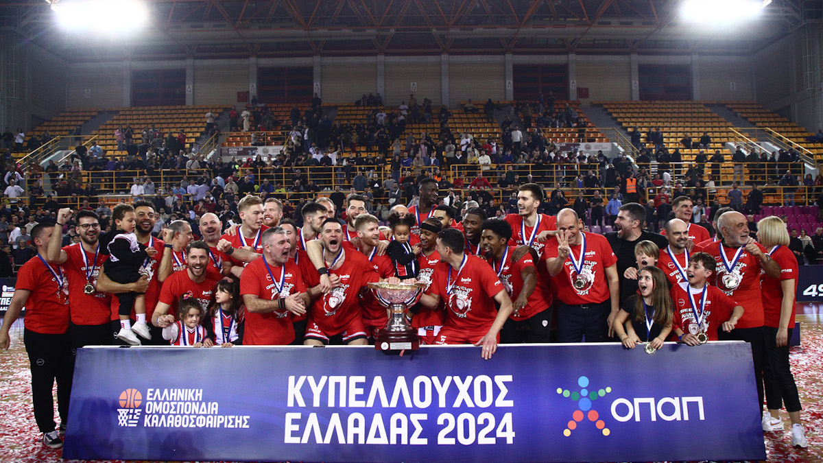 Κύπελλο Ελλάδας Μπάσκετ: Ο Ολυμπιακός Κυπελλούχου Ελλάδας - ALT.gr